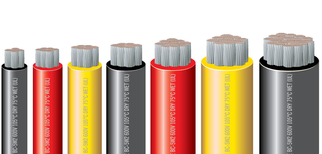 Marine Battery Cable, Tinned Marine Grade Battery Cables : AWG Gauge ...